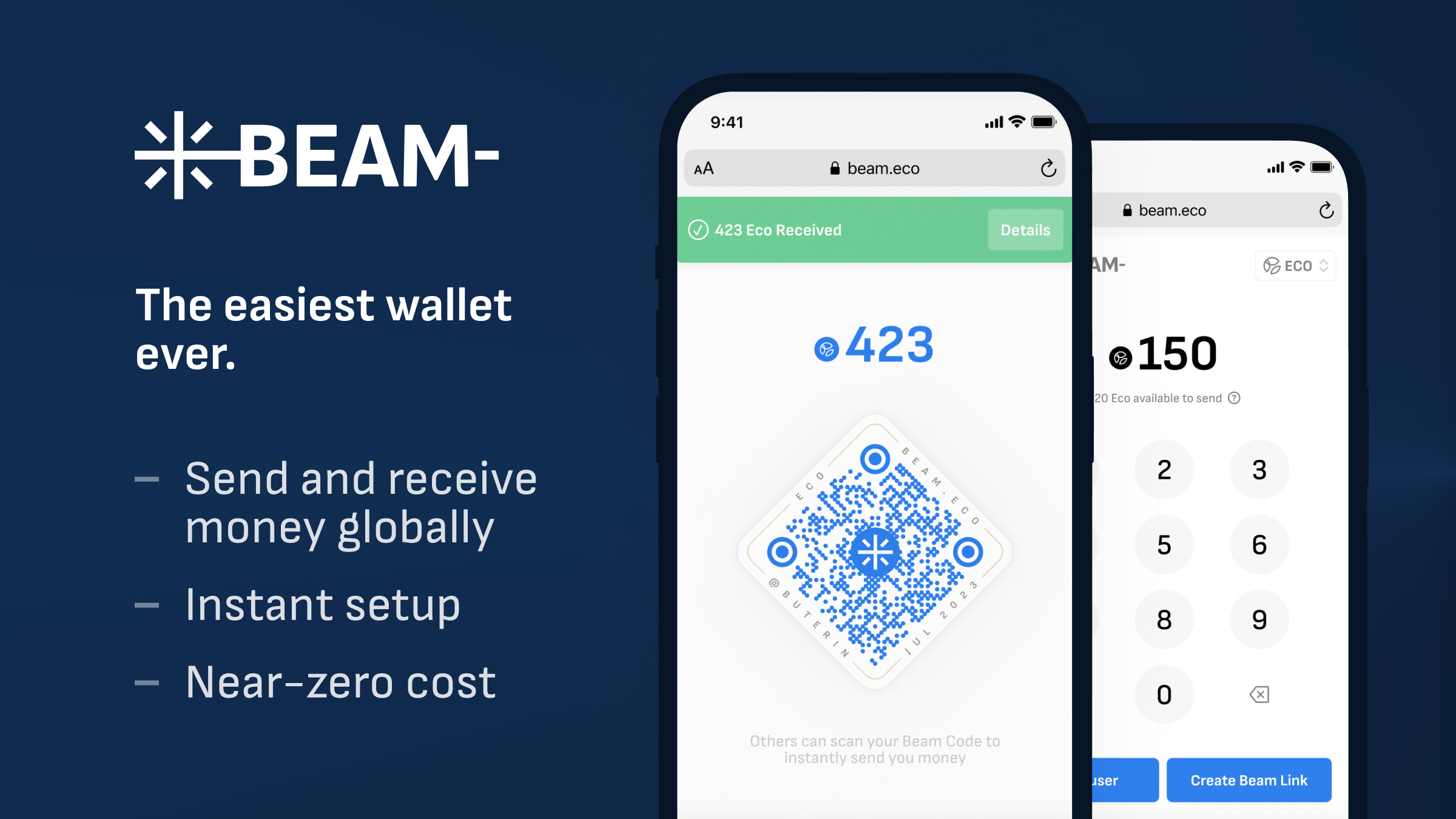 Beam is for payments